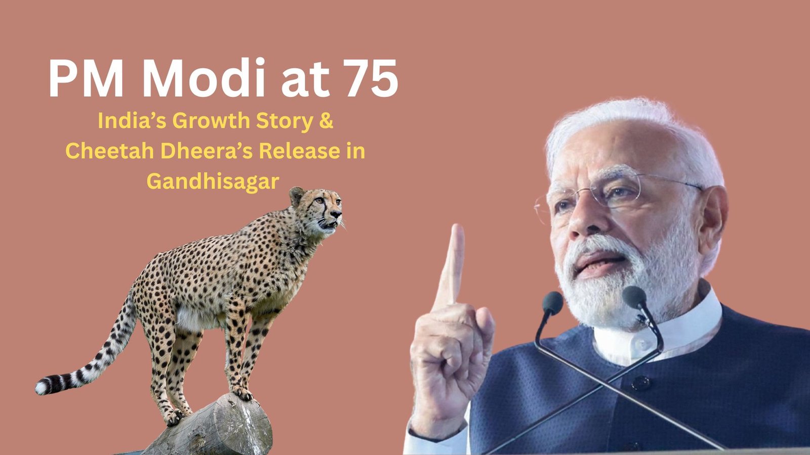 PM Modi at 75: A Vision of Progress and Conservation as India Roars ...