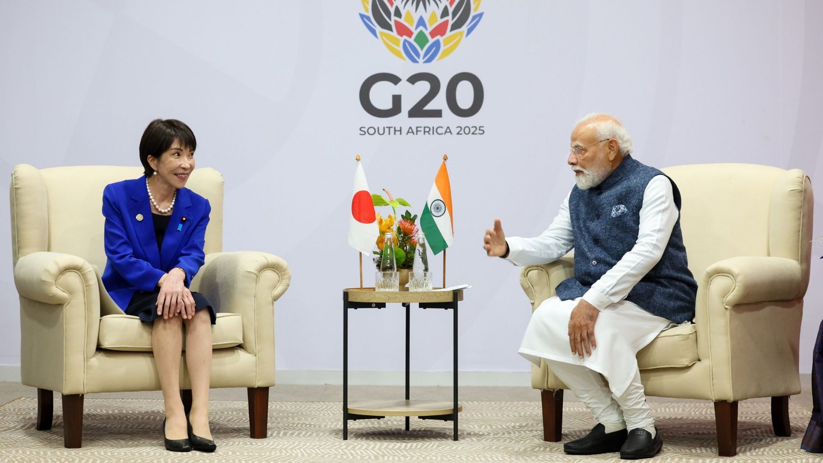 Modi and Japan PM Takaichi Hold First In-Person Meeting at G20, Discuss ...